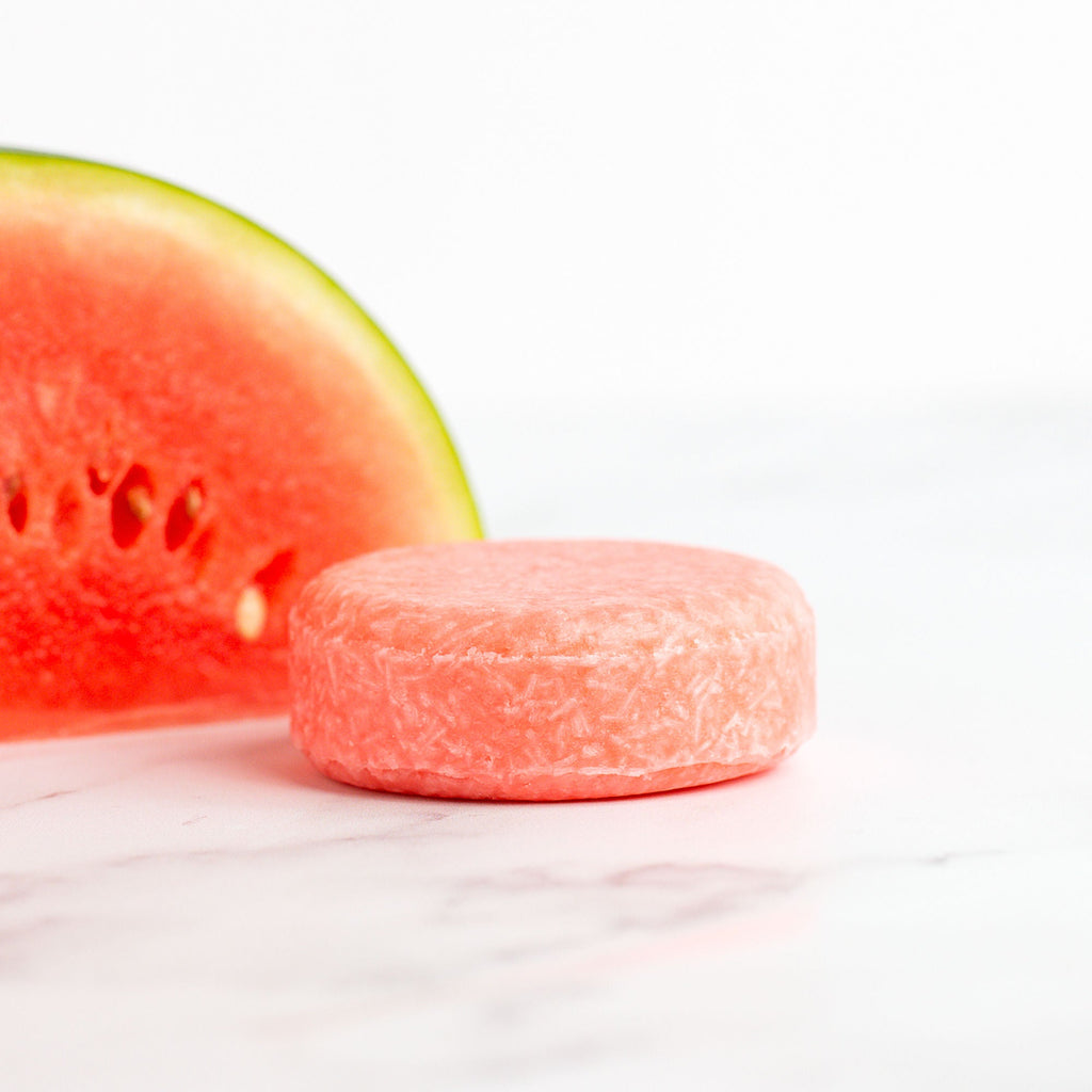 Juicy Watermelon Solid Shampoo Bar For All Hair Types – Soul and Soap